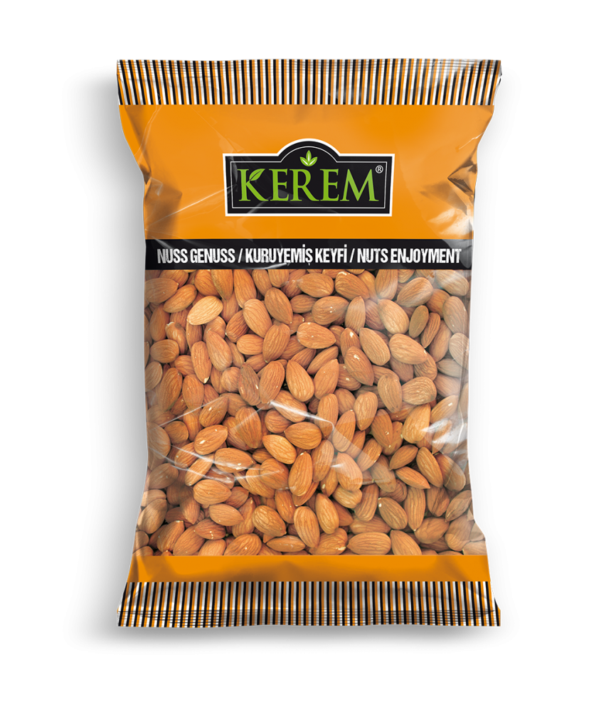 ALMOND KERNELS NATUR CARMEL (Raw) 500gr – KEREM NUTS